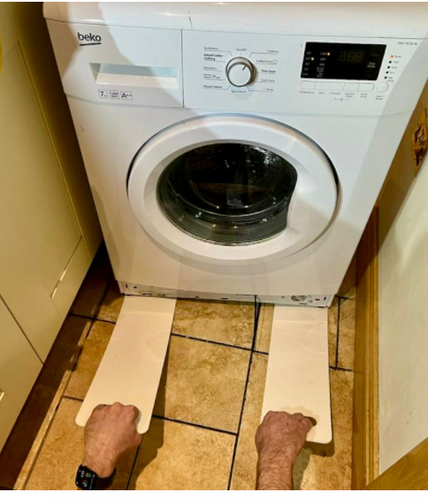 Washing Machine Moving Ski Sliders Safer Than Appliance Roller Protects ...