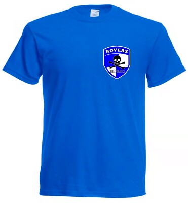 Rovers Of Bristol Shield T-Shirt The Pirates Logo Unisex Adult Football ...