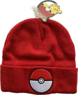 Hat Tuque/Beanie Pokemon - Pokeball Team Valor Red **Brand New** | eBay