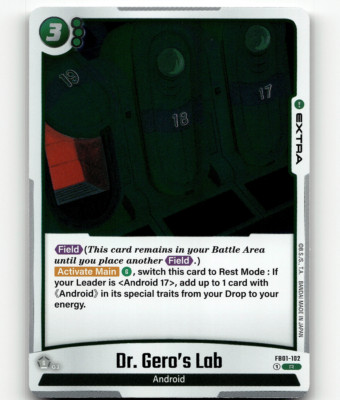 DBS: Fusion World Dr. Gero's Lab - Awakened Pulse | eBay