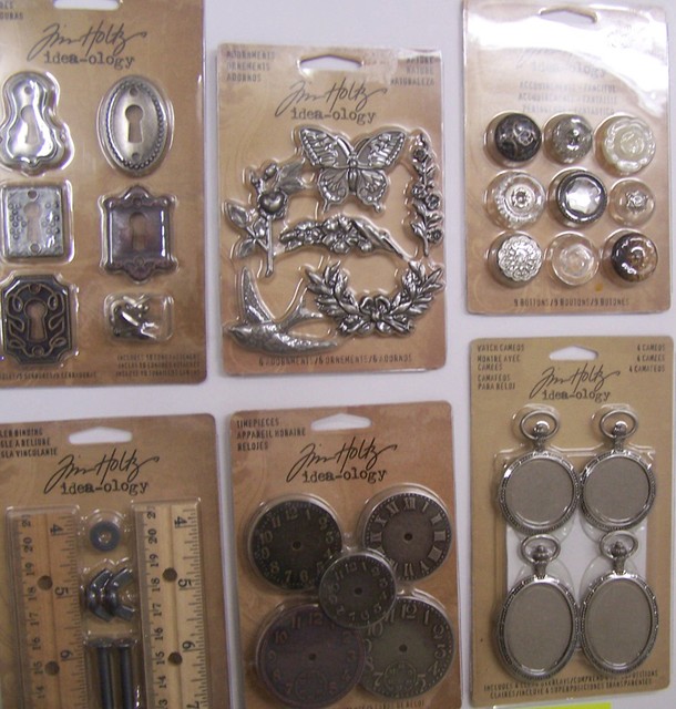 Tim Holtz Idea-ology Adornments Silverware Advantus Crafts Steampunk ...