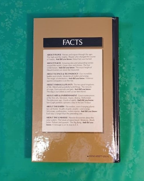 Reader's Digest Book of Facts - RARE Hardcover Vintage Book - NEW | eBay