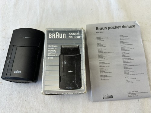 Vintage 1990s Braun Shaver Pocket De Luxe With Box And Manual 5 524 | eBay