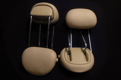 W203 Headrest Set / Four (4) Headrests, Leather, Java, Genuine Mercedes ...