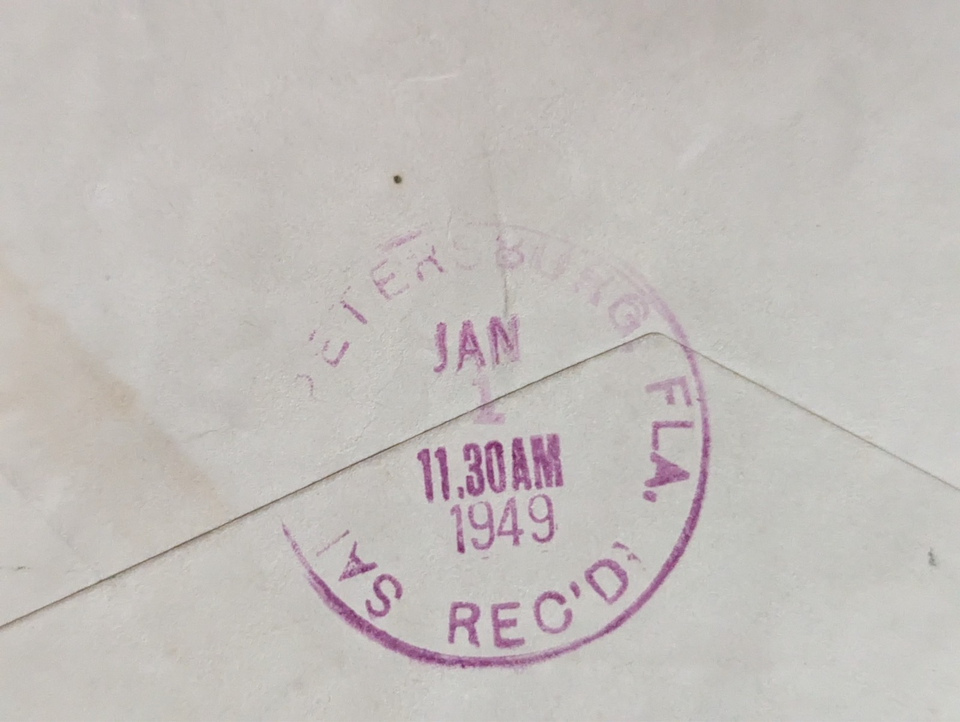 1948 Charleston SC to Florida Special Delivery Air Mail Cover - 1947 ...