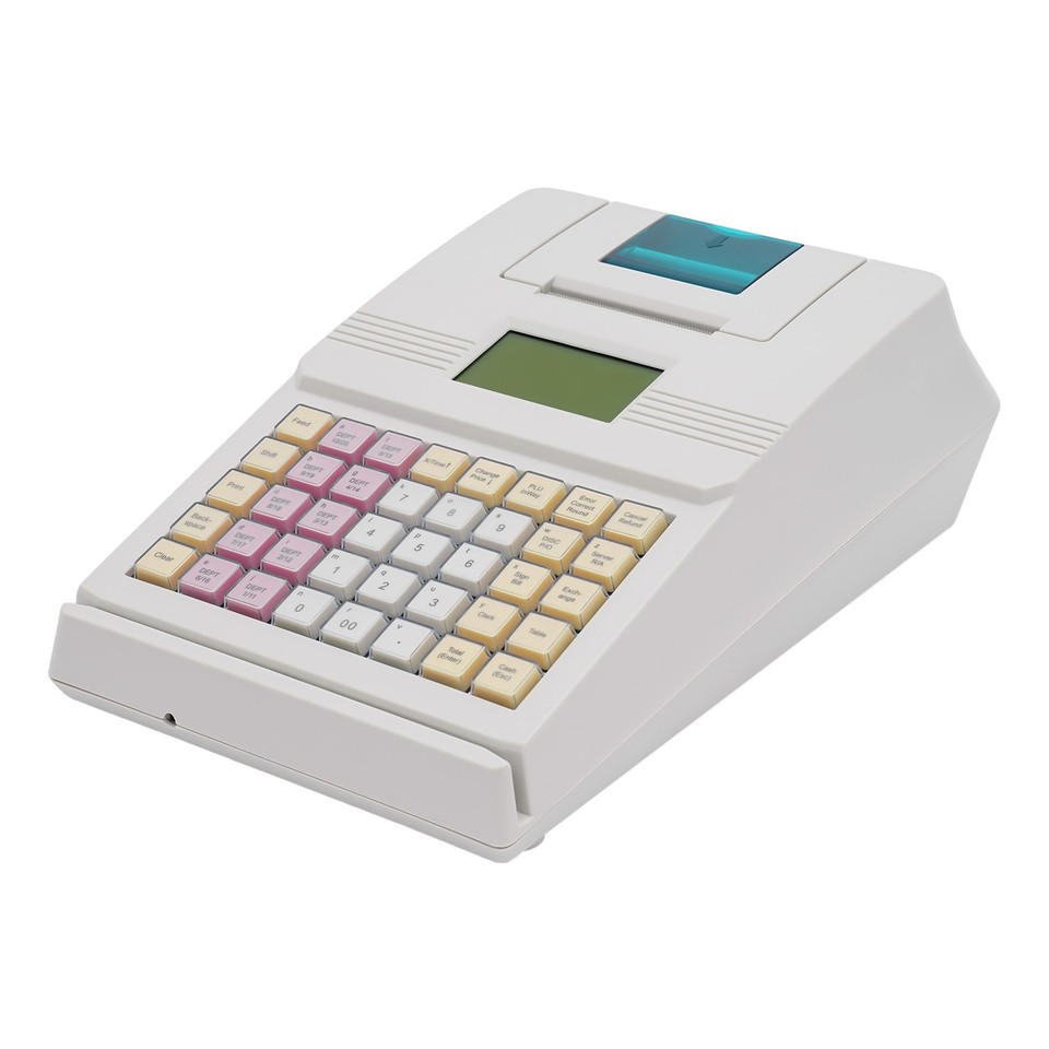 Fully System Electronic Cash Register Pos System 40 Keys Supermarket ...