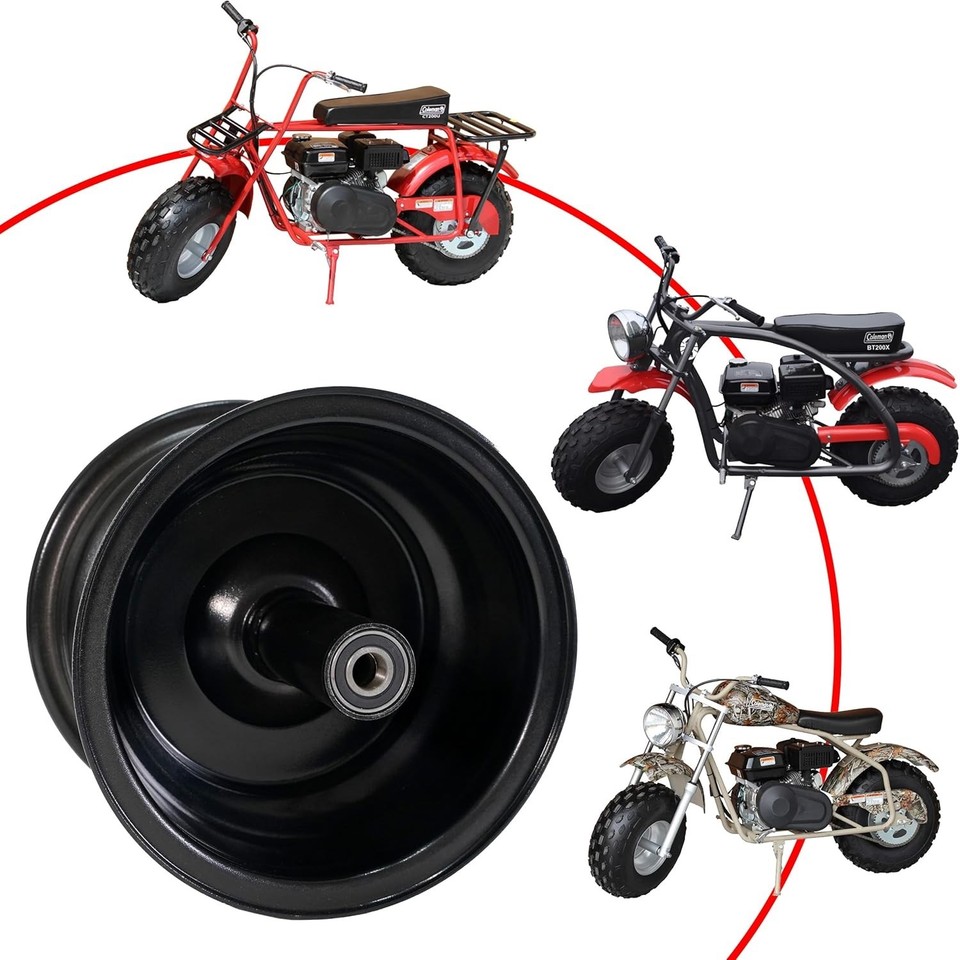 Black Front Wheel Rim for Coleman CT200U BT200X CT200UEX 196cc Hisun ...