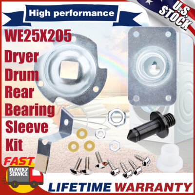Rear Drum Bearing Kit For GE Dryer AP2619300 PS267529 WE25M40 WE25X205 ...