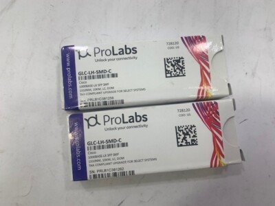GLC-LH-SMD-C - 2x ProLabs 1000BASE-LX SFP Transceivers | eBay Australia