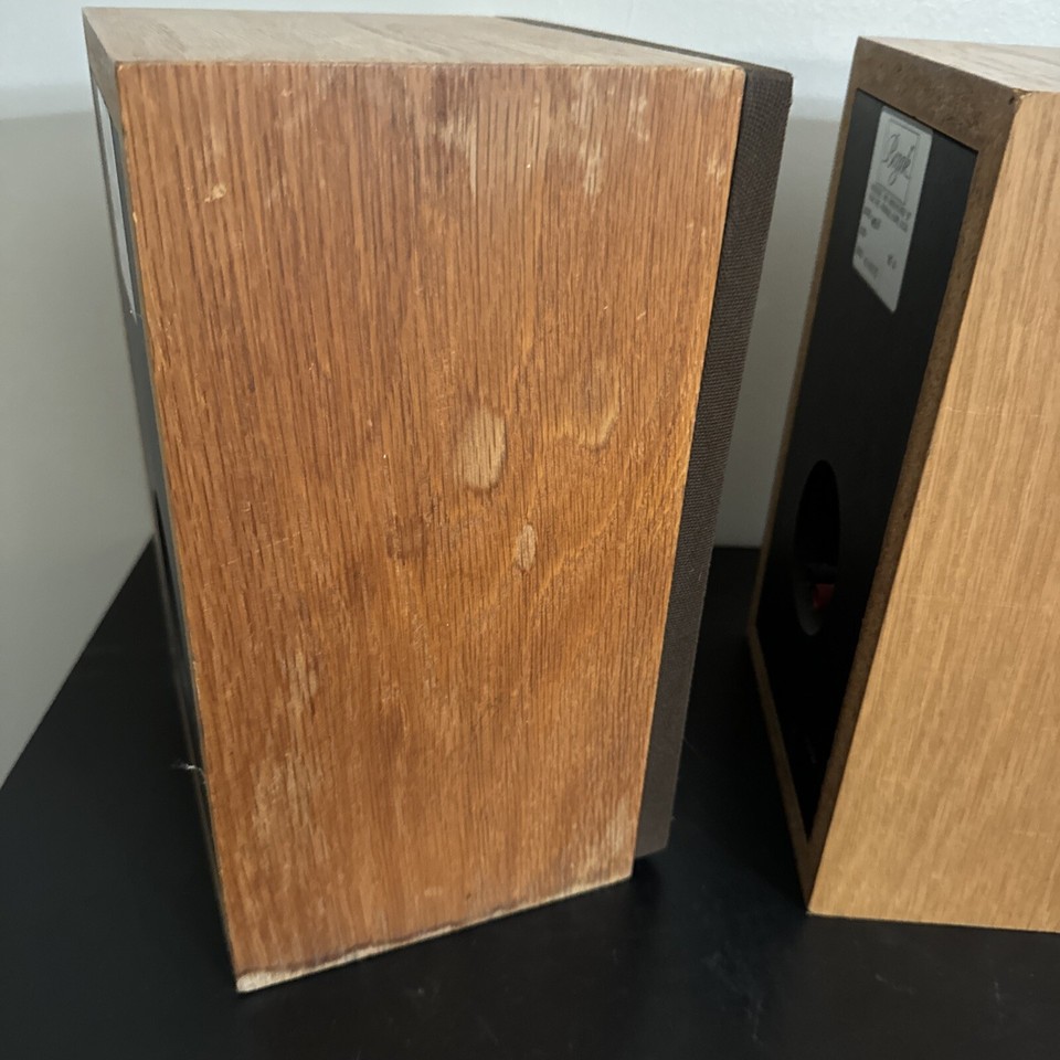 Bozak MB80 Miniature Concert Series Bookshelf Speaker Set 8 ohm Parts ...
