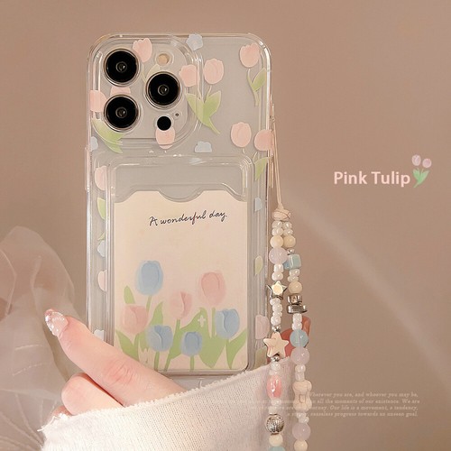 Tulip Flower Phone Case For iPhone 16 Pro Max 15 14 13 12 11 8 XR XS ...
