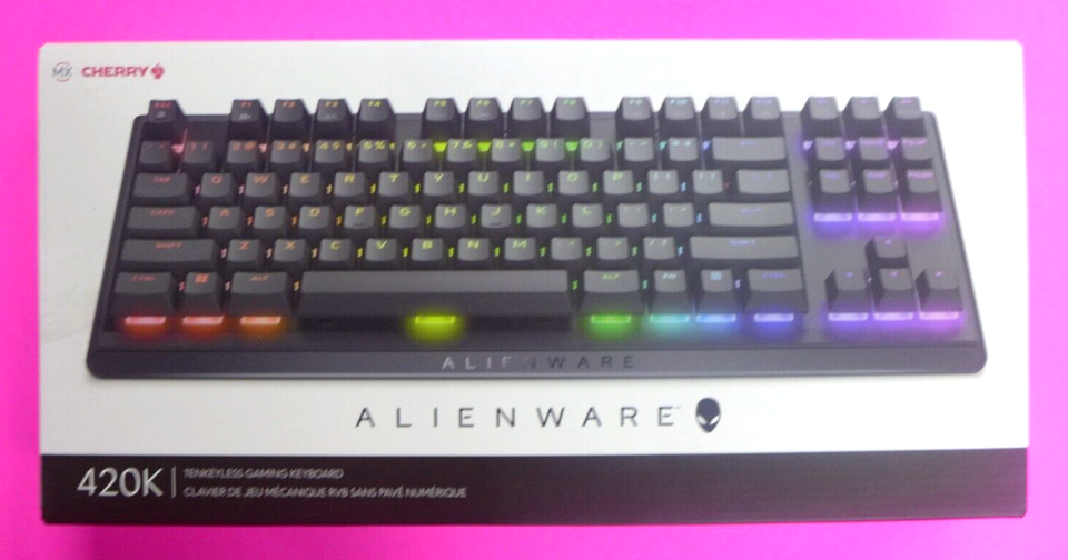 Alienware Tenkeyless RGB Mechanical Gaming Keyboard AW420K Dell GYM2D ...