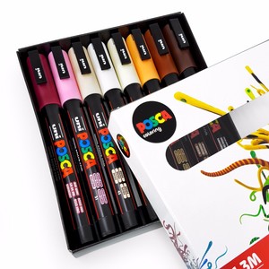 Uni POSCA - PC-3M Art Paint Markers - Warm Neutral Set - Set of 8 - In ...