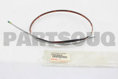 7579306010 Genuine Toyota INSERT, FRONT DOOR OUTSIDE MOULDING, RH 75793 ...