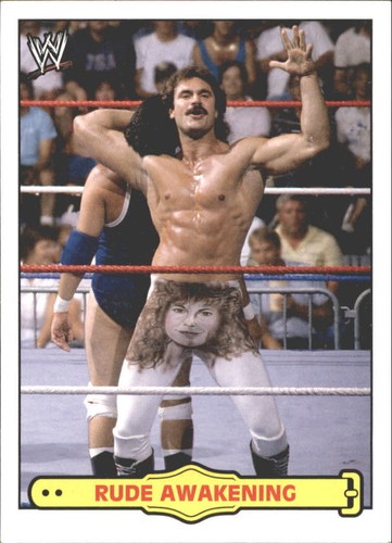 2012 Topps Heritage WWE Ringside Action #19 Ravishing Rick Rude Rude ...