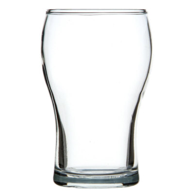 72x Crown Commercial Washington Beer Glass 285mL Middy Half Pint Ale ...