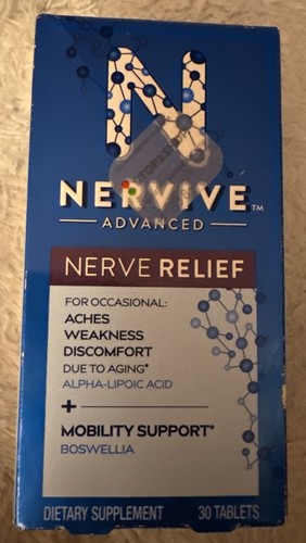Nervive Advanced Nerve Relief Mobility Support 30 Tablets Exp 5/2025 | eBay