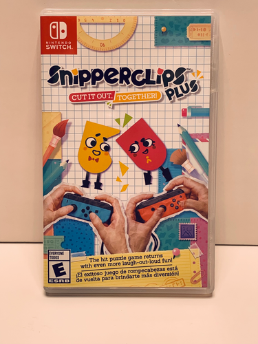 Snipperclips Plus: Cut It Out, Together! (Nintendo Switch, 2017) CIB ...