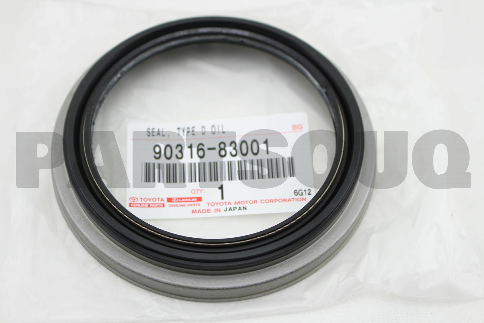 9031683001 Genuine Toyota SEAL, OIL (FOR FRONT AXLE HUB INNER), RH/LH ...
