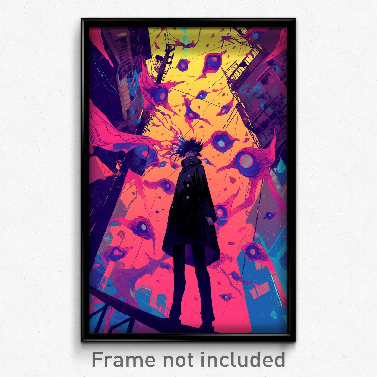 Art Poster - Great Gutter (Psychedelic Trippy Weird 11x17 Cartoon Print ...