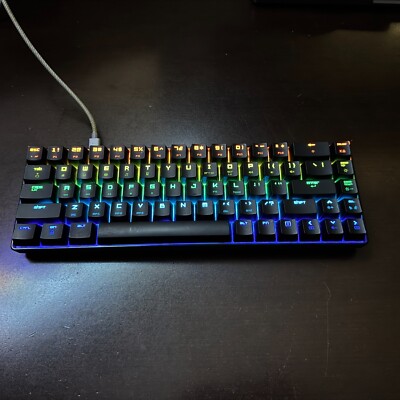 Magic-Refiner MK14 Mechanical RGB Gaming Keyboard Black w/68 Keys | eBay