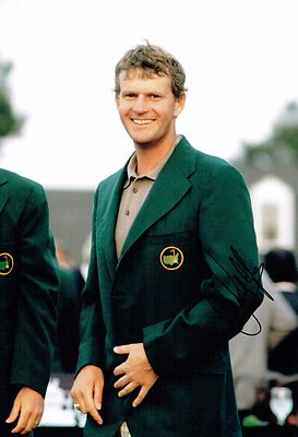 Sandy LYLE SIGNED AUTOGRAPH 12x8 Photo AFTAL COA Golf Masters WINNER ...