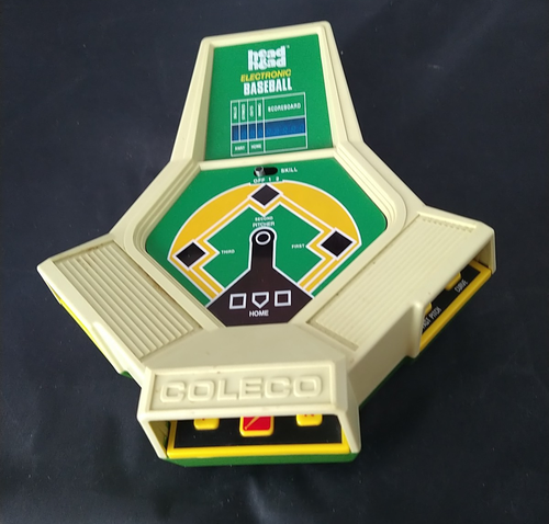1980s Coleco Head To Head Electronic Baseball Game Handheld Gaming ...