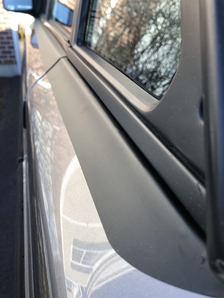 Volvo 240 242 244 245 Restoration Black Door Vinyl Trim Stripe Kit With ...