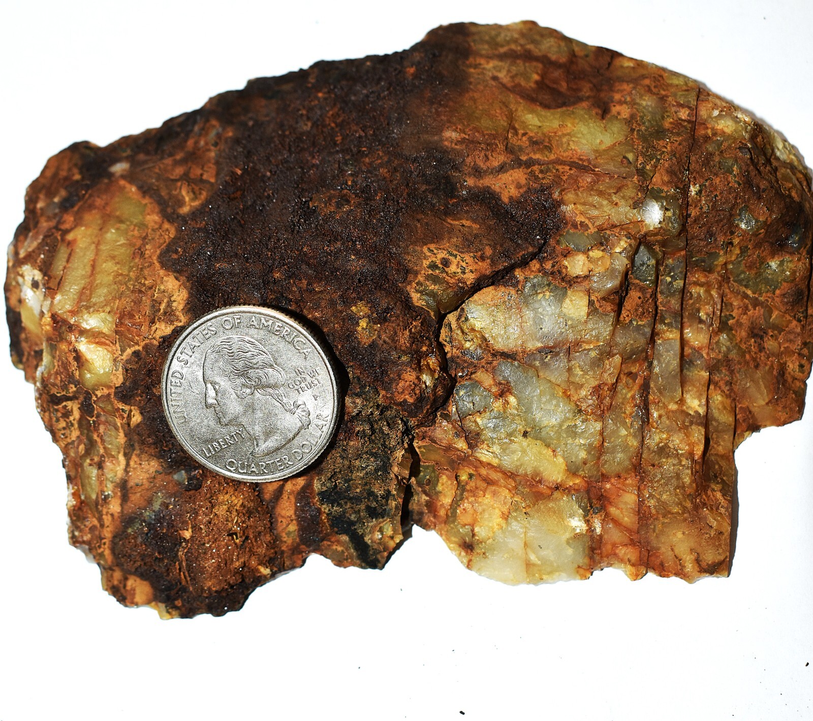 Gold Silver Quartz Ore 1800s Ore Knob Copper Mine North Carolina ...