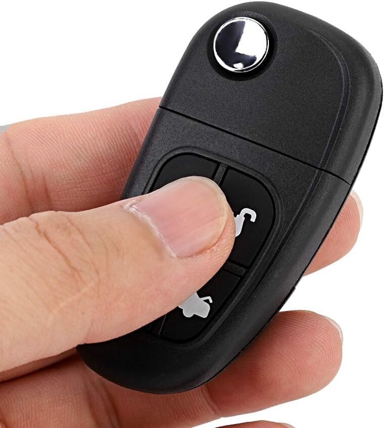 for Jaguar X S Type XJ6 XJ8 XJR XJ XF 4 button remote flip key fob ...