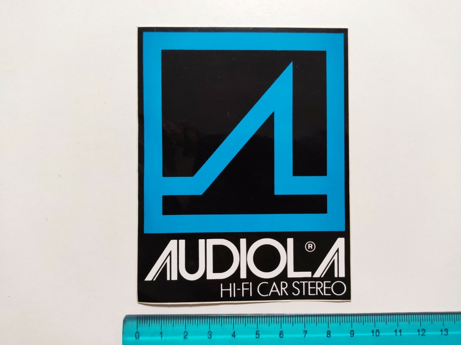 Adhesive Audiola Hi-Fi Car Stereo Sticker Autocollant Aufkleber 80s ...