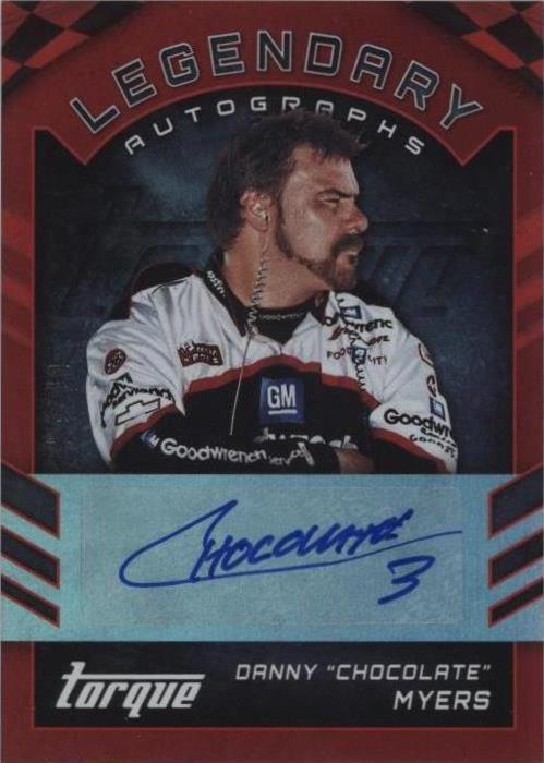 2016 Panini Torque - Legendary Autographs Chocolate Myers #LA-CM Red ...