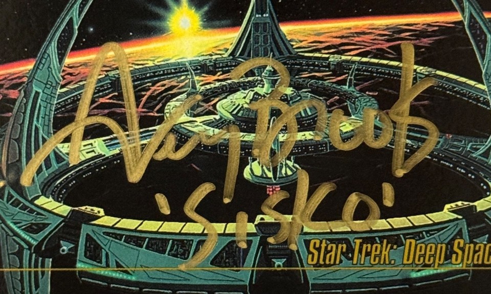 Avery Brooks Signed sports card Captain Sisko Star Trek DS9 Deep Space ...