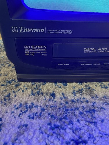 Emerson Tv/VCR Combo Model VT1322 Gaming AV Jack No Remote 13” | eBay