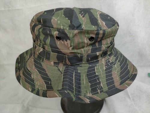 VIETNAM TIGER STRIPE CAMO CAMOUFLAGE JUNGLE BOONIE BUSH HAT CAP SIZE L ...