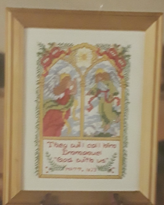 BUCILLA Counted Cross Stitch Kit CHRISTMAS PROMISES EMMANUEL 4" x 6 ...
