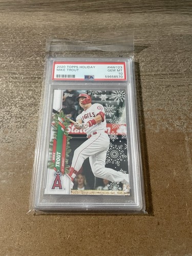 MIKE TROUT 2020 TOPPS HOLIDAY Christmas #HW123 2011 SP PSA 10 | eBay