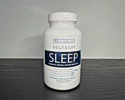 Relaxium Sleep - All Natural Aid - 60 Caps Epx. 12/2025 | eBay