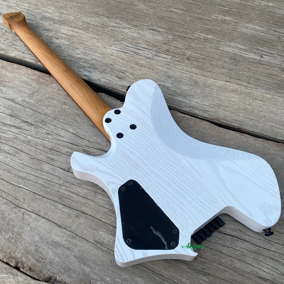 Acepro Upgraded Headless Electric Guitar Sunburst Color 2 Single ...