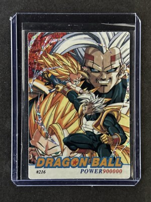 Dragon Ball Z Art Collection Goku Gokou Card #216 DBZ Holo Foil | eBay