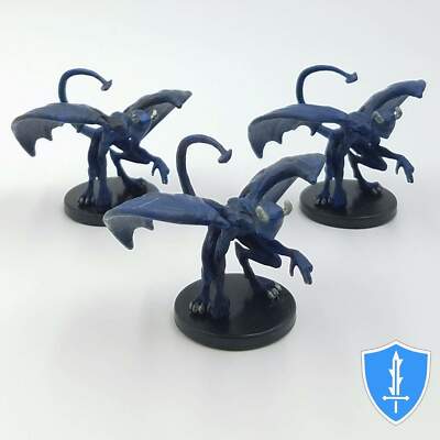 Nightgaunt x3 - Shattered Star #25 Pathfinder Battles D&D Night-gaunt ...