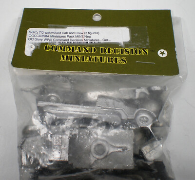 1/100 (15mm) WWII German Armored AA Half-Track 7/2, Old Glory, Command ...