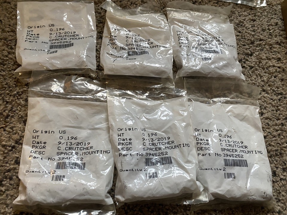 QTY 12 Exhaust pipe installation spacer sleeve For Dodge Ram Cummins 5. ...