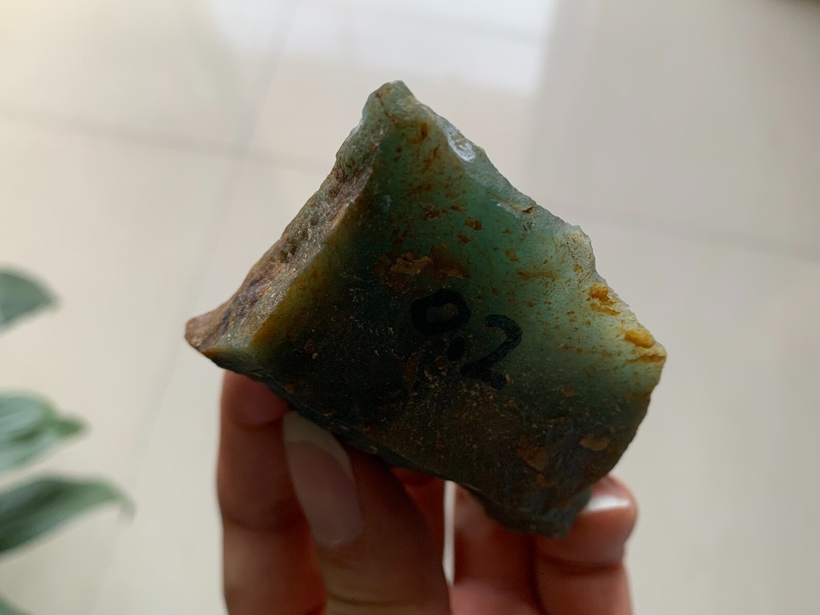 105g Genuine Guatemala Natural Jade Jadeite Rough Raw Slabs Cabbing ...