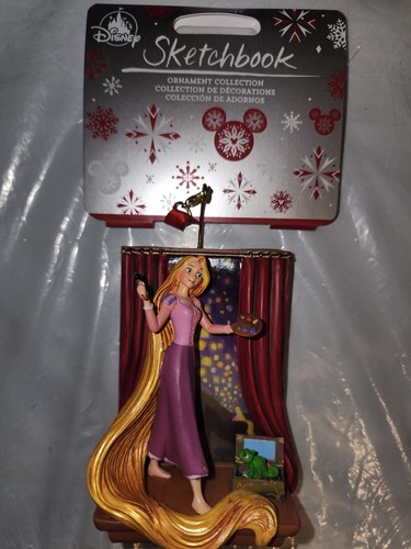 Disney Tangled Rapunzel & Pascal Sketchbook Painting Christmas Ornament ...