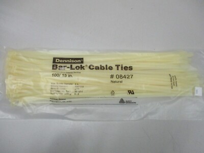 Dennison 08427 Bar-Lok Cable Ties 100/15 in. | eBay