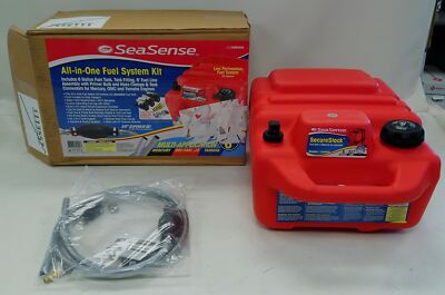 SEASENSE 6 GALLON ALL IN ONE FUEL SYSTEM KIT 50052500 RED MARINE BOAT ...