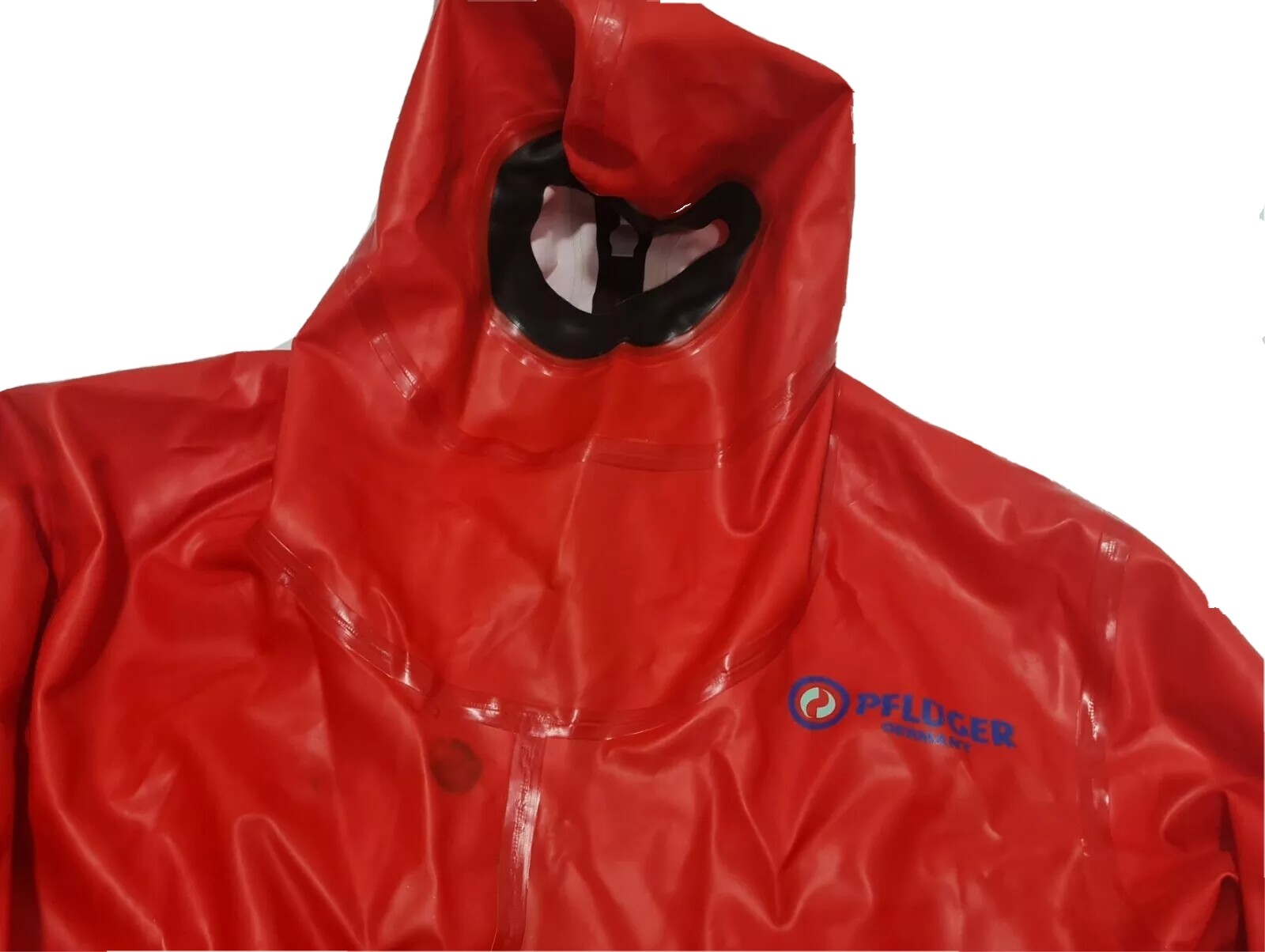 PFLUGER TYPE:1b-EN 943-1 CHEMICAL PROTECTION SUIT GL 20141-04 HH SIZE ...