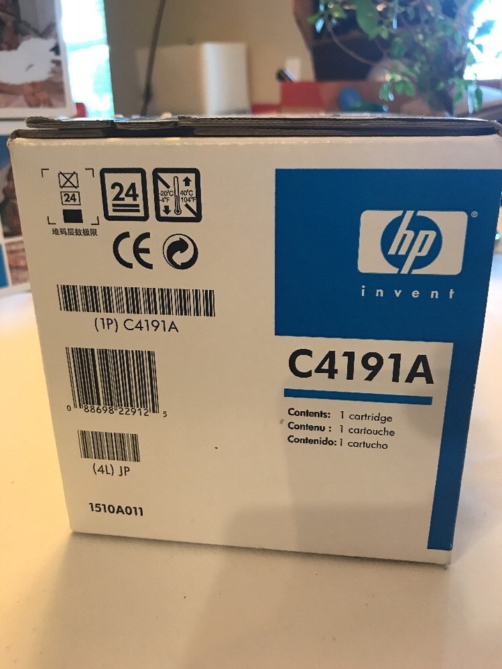 HP Color LaserJet Print Cartridge Black C4191A Hp LaserJet 4500 4550 ...