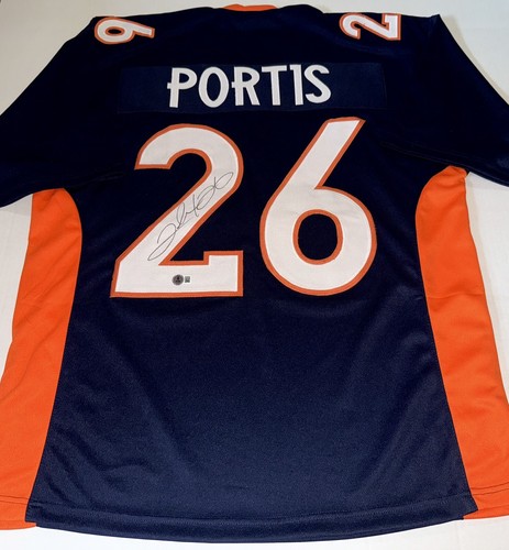 Clinton Portis Denver Broncos signed Custom jersey Beckett Witnessed ...